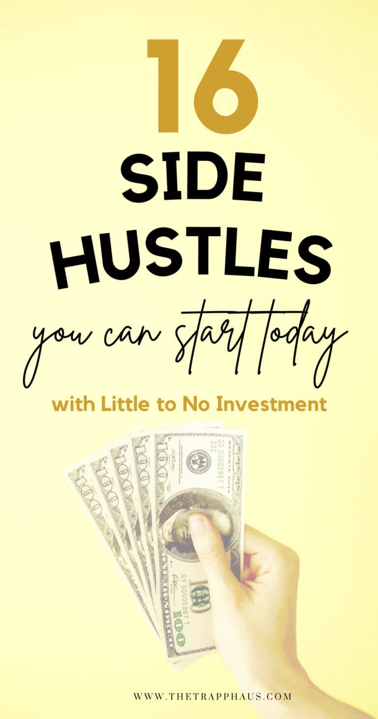 16 Best Side Hustles You Can Start Today With Little To No Investment ...
