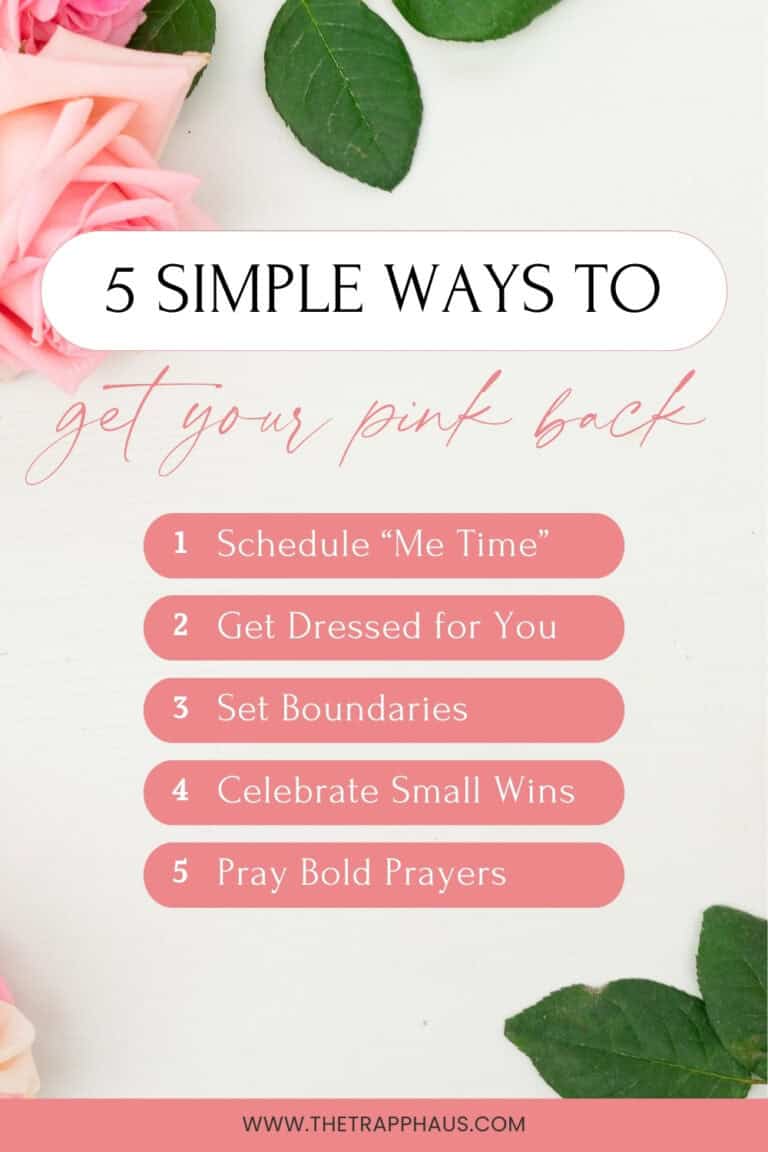 5 Simple Steps To Help You Get Your Pink Back